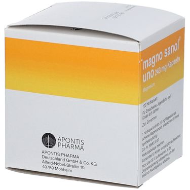 magno sanol® uno 243 mg Kapseln 100 St - Shop Apotheke