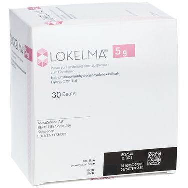 Lokelma® 5 g 30 St mit dem E-Rezept kaufen - Shop Apotheke