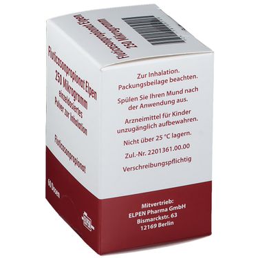 Fluticasonpropionat Elpen 250 µg 1x60 St mit dem E-Rezept kaufen - Shop ...