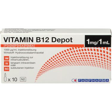 VITAMIN B12 Depot 1 mg/ml PANPHARMA 10x1 ml - Shop Apotheke