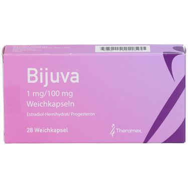 BIJUVA 1 mg/100 mg Weichkapseln 28 St mit dem E-Rezept kaufen - Shop ...