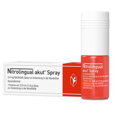 Nitrolingual® akut® Spray 0,4 mg/Sprühstoß 11,8 g mit dem E-Rezept ...