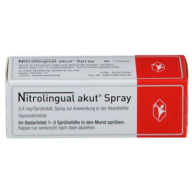 Nitrolingual® akut® Spray 0,4 mg/Sprühstoß 11,8 g - shop-apotheke.com