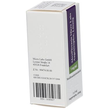 MOXIFLOXACIN Micro Labs 5 mg/ml Augentropfen 1x5 ml mit dem E-Rezept ...