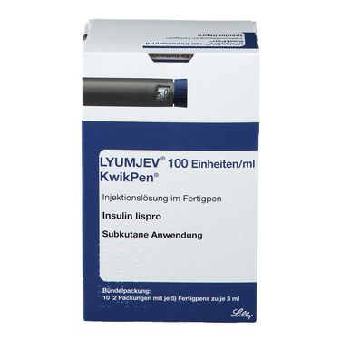 LYUMJEV® 100 Einheiten/ml KwikPen™ 10x3 ml mit dem E-Rezept kaufen ...