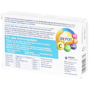 Immusan® C 800 5-in-1 Abwehr Complex 20 St - Shop Apotheke