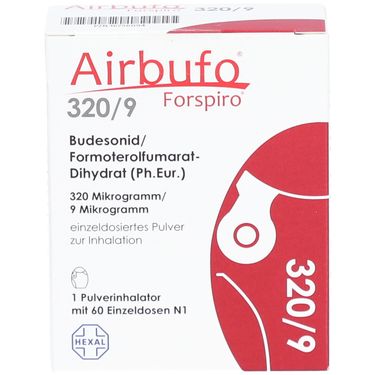 Airbufo® Forspiro® 320 µg/9 µg/Dosis 60 ED 1 St mit dem E-Rezept kaufen ...