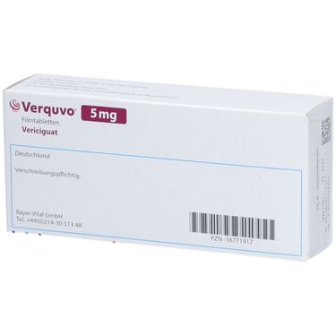 Verquvo® 5 mg 1x28 St mit dem E-Rezept kaufen - Shop Apotheke