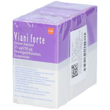 Viani Forte 25 µg/250 µg 3x120 St mit dem E-Rezept kaufen - Shop Apotheke