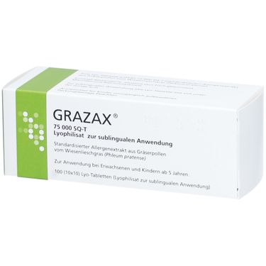 Grazax® 75000Sq-TLyo- 100 St mit dem E-Rezept kaufen - Shop Apotheke