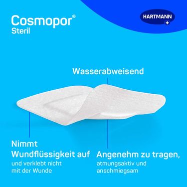 Cosmopor® Steril 8x10 cm 5 St - Shop Apotheke