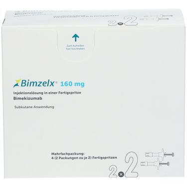 BIMZELX 160 mg Injektionslösung in Fertigspritze 2x2 St mit dem E ...