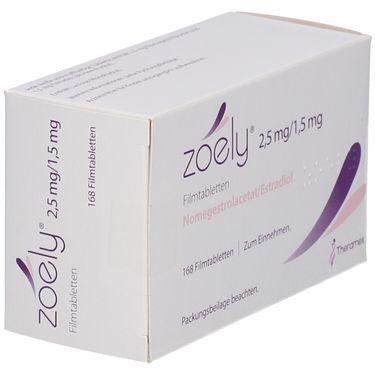 ZOELY 2,5 mg/1,5 mg Filmtabletten 6x28 St mit dem E-Rezept kaufen ...