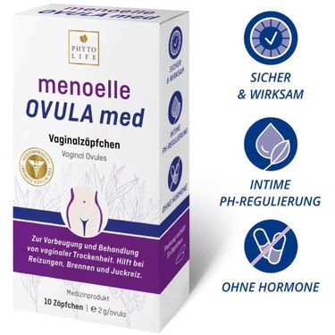 menoelle® OVULA med Vaginalzäfchen 10 St - Shop Apotheke