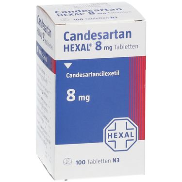 CANDESARTAN HEXAL 8 mg Tabletten Dose 100 St mit dem E-Rezept kaufen - Shop Apotheke