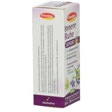 Schaebens Innere Ruhe SOFORT-SPRAY + Hanfsamenöl 20 ml - Shop Apotheke