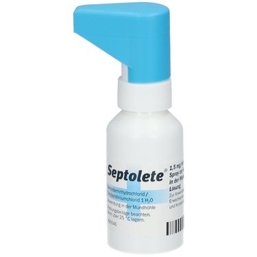 Septolete® 1,5 mg/ml+5 mg/ml Spray 30 ml - Shop Apotheke