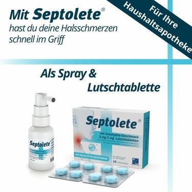 Septolete® 1,5 mg/ml+5 mg/ml Spray 30 ml - Shop Apotheke