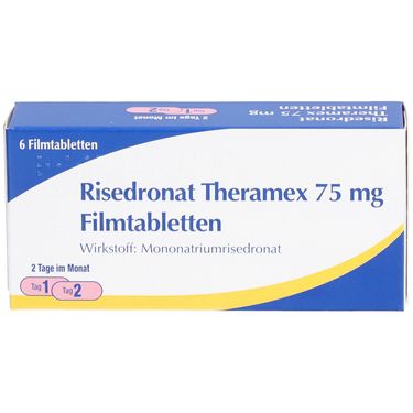 RISEDRONAT Theramex 75 mg Filmtabletten 6 St mit dem E-Rezept kaufen ...