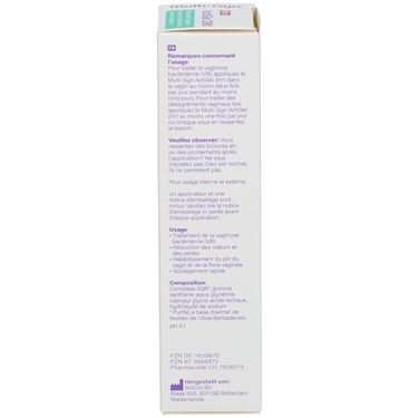 Multi-Gyn ActiGel 2IN1 – Vaginalgel zur schnellen Behandlung von bakterieller Vaginose 50 ml ...