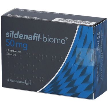 SILDENAFIL-biomo 50 mg Filmtabletten 12 St mit dem E-Rezept kaufen - Shop Apotheke