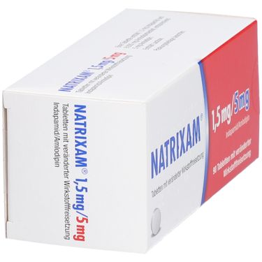 NATRIXAM 1,5 mg/5 mg Tab.m.veränd.Wirkst.-Frs. 90 St mit dem E-Rezept ...