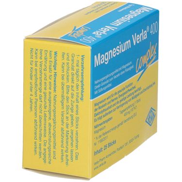 Magnesium Verla® 400 Complex direkt 25 St - Shop Apotheke