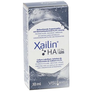 Xailin HA® 0,2 % Plus Augentropfen 10 ml - Shop Apotheke