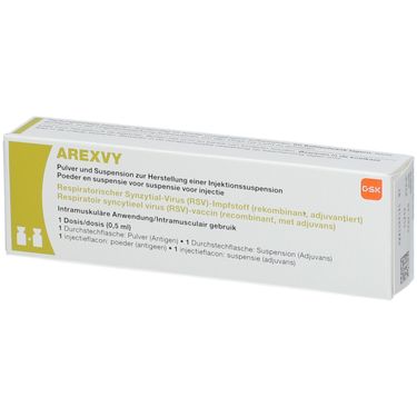 AREXVY Plv.u.Susp.z.Herst.e.Injektionssuspension 1 St mit dem E-Rezept ...