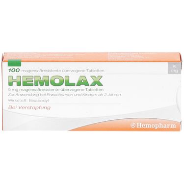 Hemolax 5mg Dragees 100 St - Shop Apotheke