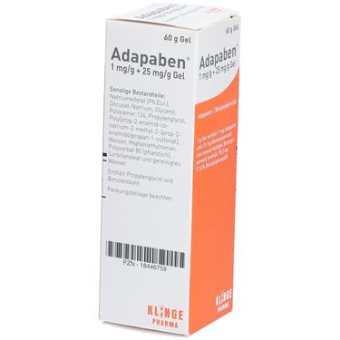 ADAPABEN 1 mg/g + 25 mg/g Gel 60 g mit dem E-Rezept kaufen - Shop Apotheke