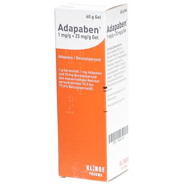 ADAPABEN 1 mg/g + 25 mg/g Gel 60 g mit dem E-Rezept kaufen - Shop Apotheke