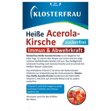 Klosterfrau Heiße Acerola-Kirsche 12 St - Shop Apotheke