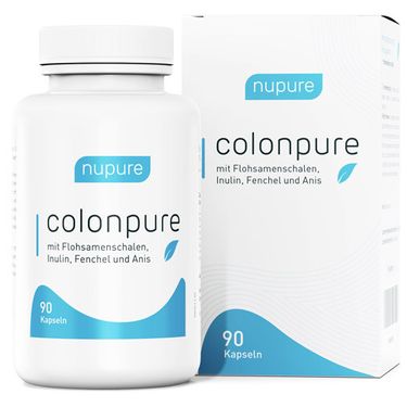 Nupure colon pure - Darmsanierung mit Detox-Kapseln mit natürlichen ...