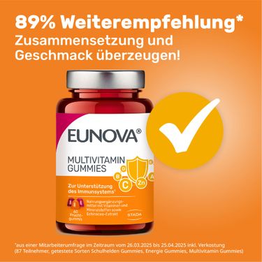 EUNOVA® Multivitamin Gummies unterstützen das Immunsystem 60 St - Shop ...