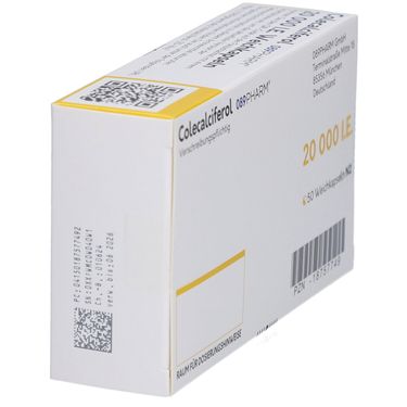 COLECALCIFEROL 089PHARM 20.000 I.E. Weichkapseln 50 St mit dem E-Rezept ...