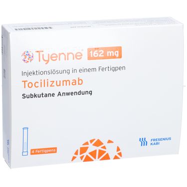 TYENNE 162 mg/0,9 ml Inj.-Lsg.in einem Fertigpen 4 St mit dem E-Rezept ...