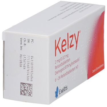 KELZY 2 mg/0,02 mg Retardtabletten 168 St mit dem E-Rezept kaufen ...