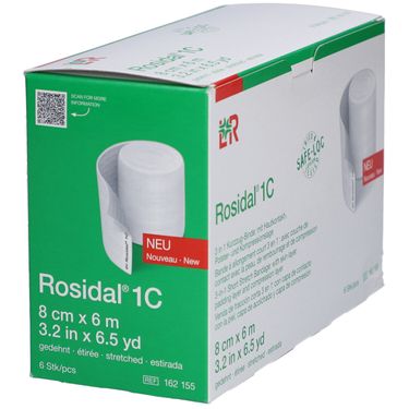 Rosidal® 1C 3-in-1 Kurzzugbinde 8 cm x 6 m 6 St - Shop Apotheke