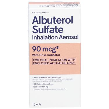 ALBUTEROL Sulfate Inh.Aerosol Hikma 200 Hub USA 1 St mit dem E-Rezept ...