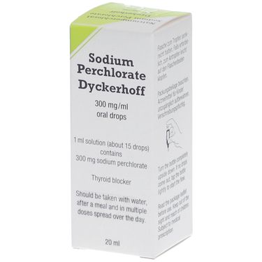 NATRIUMPERCHLORAT Dyckerhoff 300 mg/ml Tro.z.Einn. 20 ml mit dem E ...