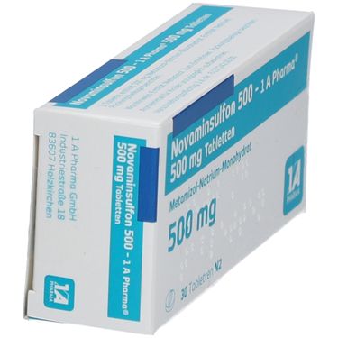 NOVAMINSULFON 500-1A Pharma Tabletten 30 St mit dem E-Rezept kaufen ...