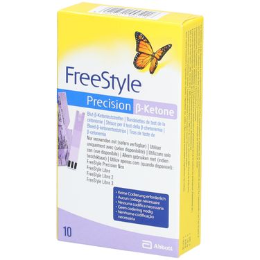 Abbott FreeStyle Precision β-Ketone Teststreifen 10 St - Shop Apotheke