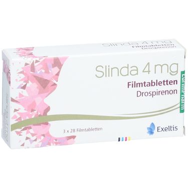 SLINDA 4 mg Filmtabletten 3x28 St mit dem E-Rezept kaufen - Shop Apotheke
