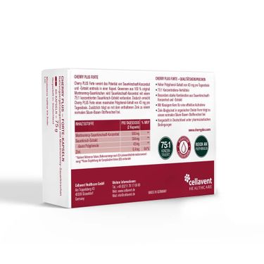 Cherry PLUS Forte Sauerkirschsaft Kapseln für den Akutfall 60 St - Shop ...