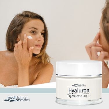 medipharma cosmetics® Hyaluron Tagescreme LEICHT mit pharmazeutischem ...