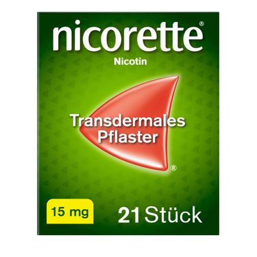 Nicorette Nikotinpflaster 15 mg zur Rauchentwöhnung 21 St - Shop Apotheke