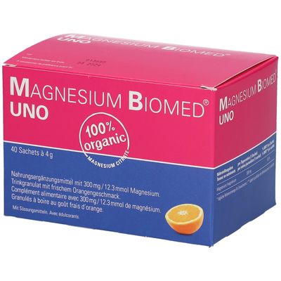 Magnesium Biomed® UNO 40x4 g - Shop Apotheke