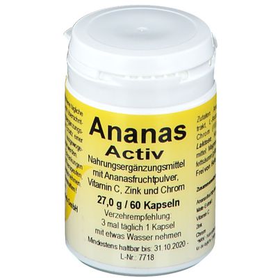 Ananas Aktiv Kapseln 60 St - Shop Apotheke