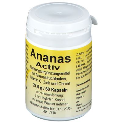 Ananas Aktiv Kapseln 60 St - Shop Apotheke